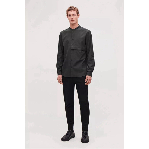 COS | Pants | Cos Cropped Zip Cuff Trousers Mens 3r Stretch Slim Mid ...